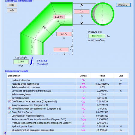 HydrauCalc - Free Fluid Flow and Pressure Drop Calculator